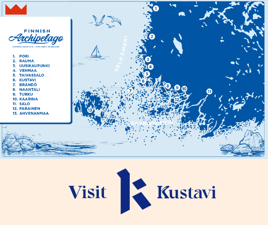 Kustavi mukana matkamessuilla yhdessä Taivassalon ja Brändön kanssa ...